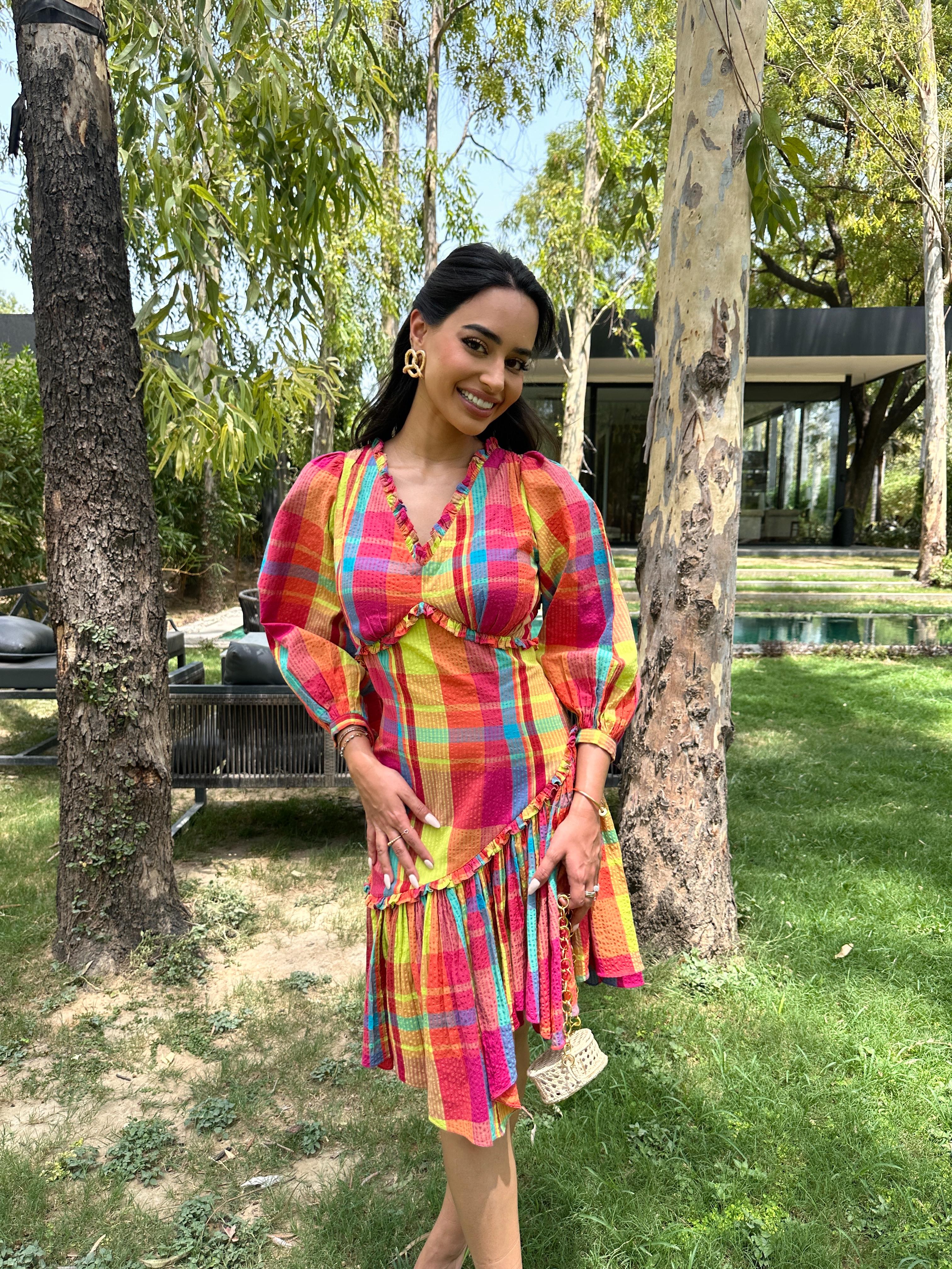Arushi Mehra in Arushi Mehra Dress – GINNA