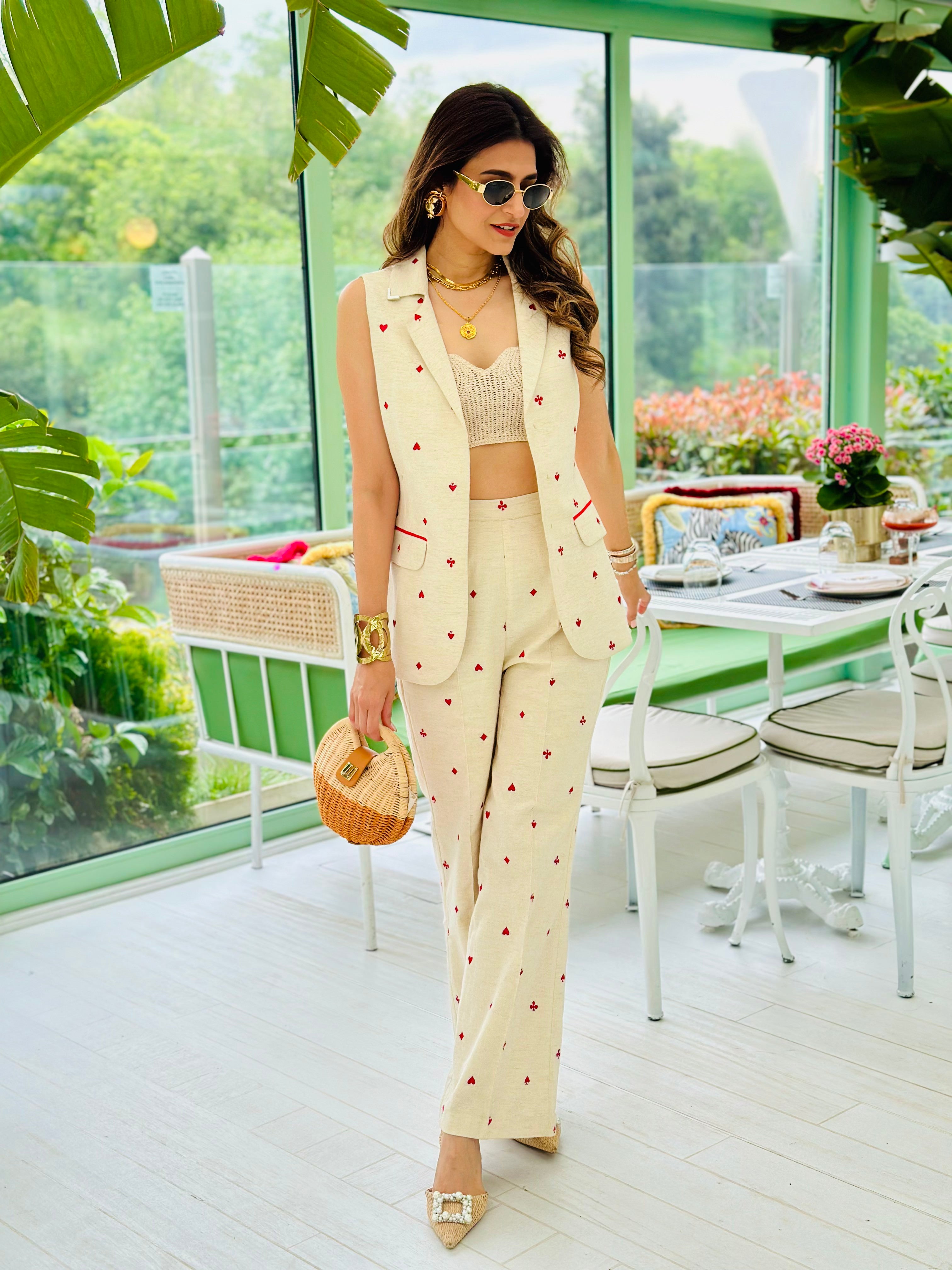 Amrita Mehra Saluja in Caroline channing set – GINNA
